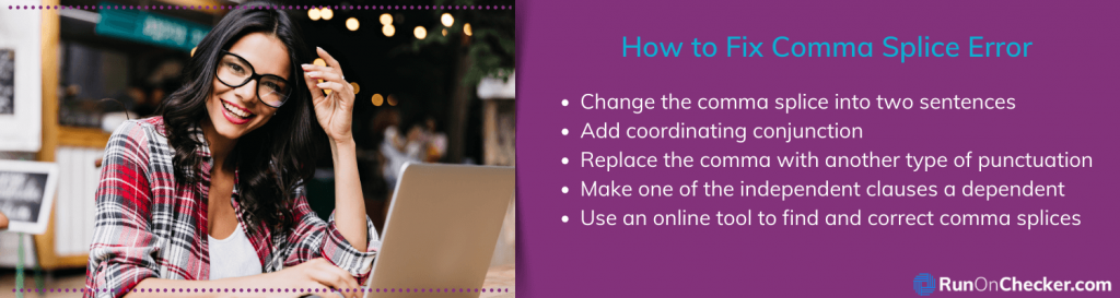 Great Comma Splice Checker | Run on Checker
