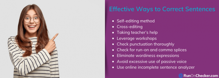 Excellent Sentence Corrector | Run on Checker